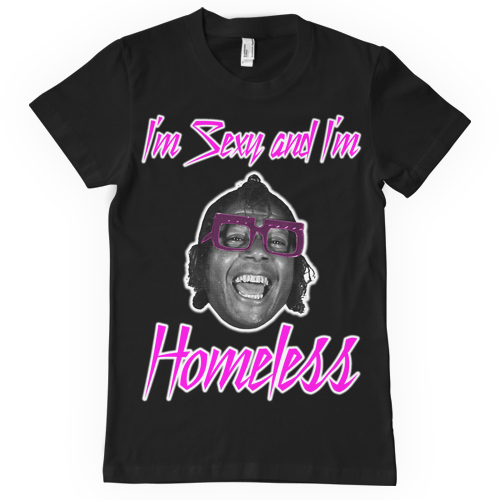 Homeless T-Shirt - Bart Baker T-Shirts - Online Store on District Lines
