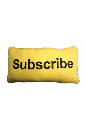 Subscribe Pillow Decor - Geeky Gifts Decor - Online Store on District Lines