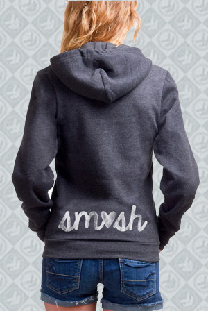 Charcoal Heart SMOSH Hoodie